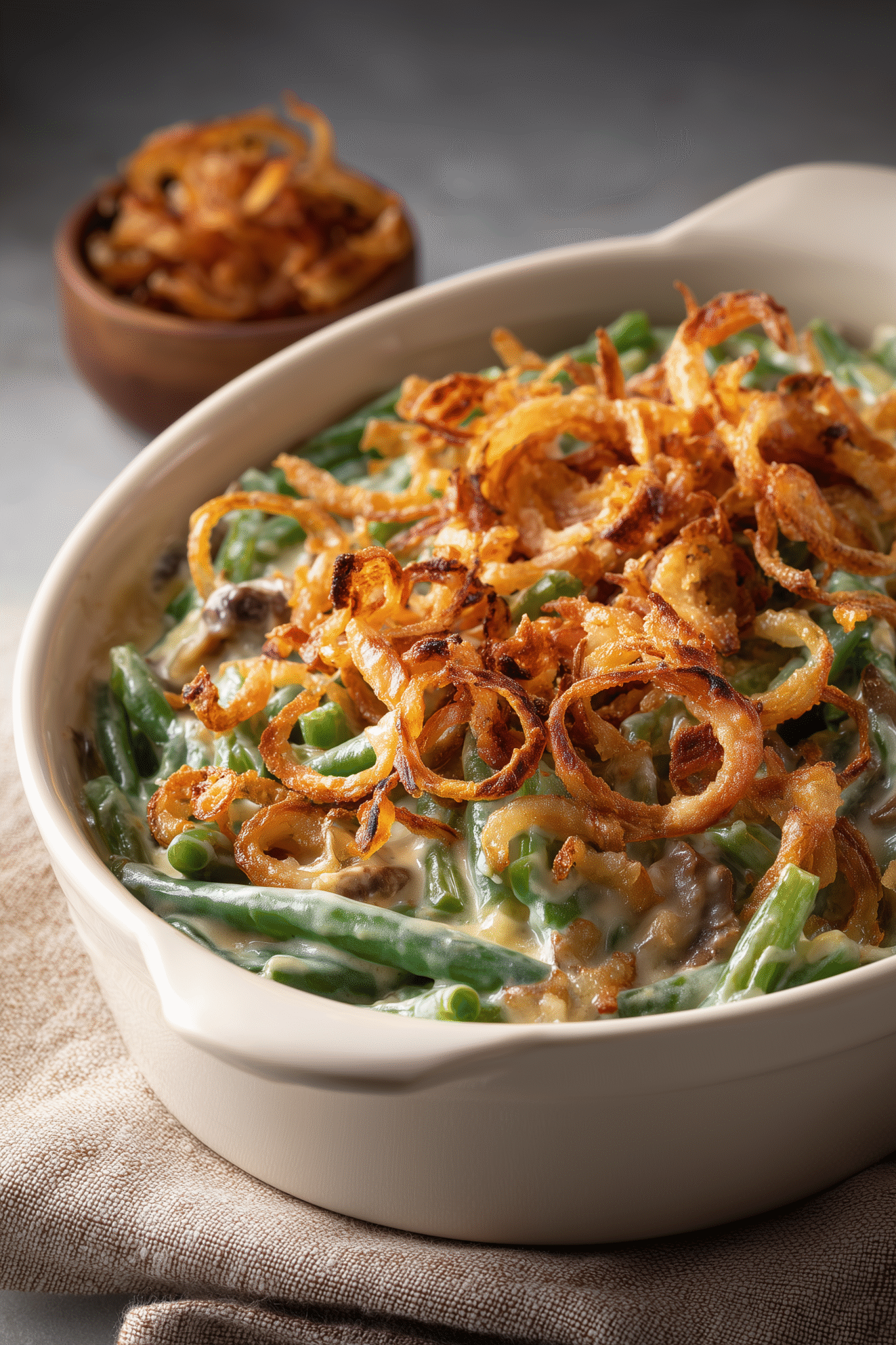 Green Bean Casserole: Creamy, Crispy, Classic Comfort