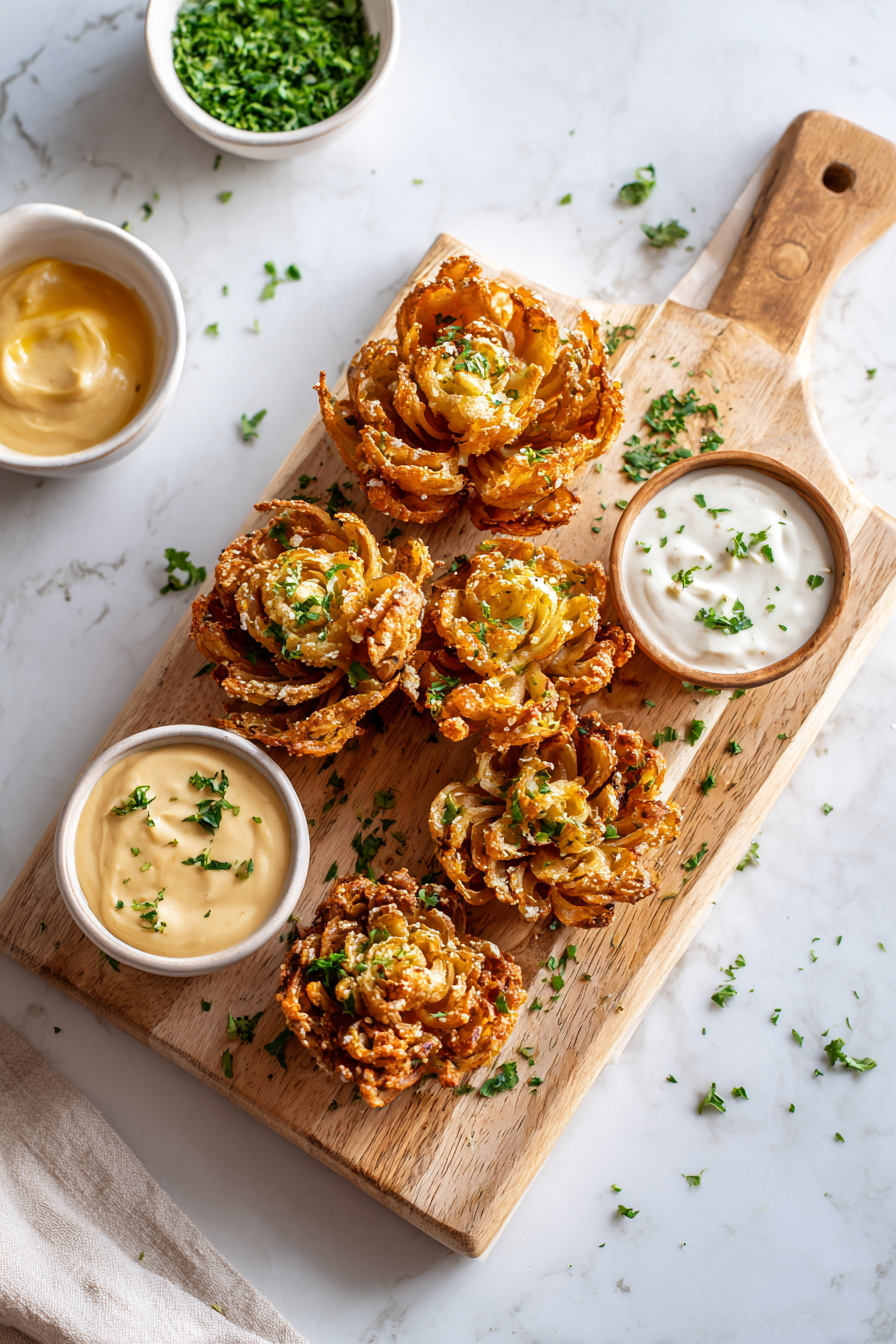 Crispy Mini Bloomin Onion: Golden, Crunchy, Cozy Snack